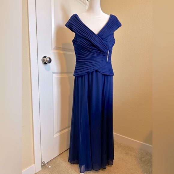 Alex Evenings | Dresses | Royal Blue Midlength Eveningspecial Occassion ...